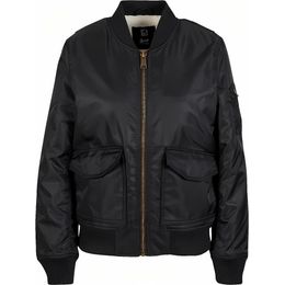Brandit Jacke "Women Sherpa Bomberjacket" in Schwarz | Gr.: S