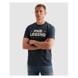 PME-Legend PME LEGEND Herren Print-Shirt "T-shirt RH open end jersey", blau, Gr. XXL, bedruckt, Jersey, Obermaterial: 100% Baumwolle, Shirts, Sommershirt mit