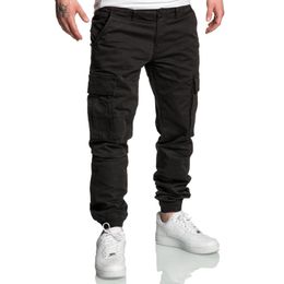 Amaci&Sons Amaci&Sons Cargo Jogger-Chino PLANO in Schwarz | Gr.: W38