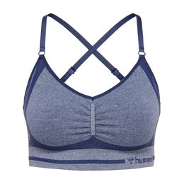 Hummel Sport-BH Damen Gr&ouml;&szlig;e XS blau / dunkelblau