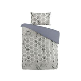 Kayoom Bettw&auml;sche Aventura 125-GB in grau | Gr.: 140 x 200 cm