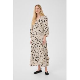 PART TWO Kleid AlyaPW Feminine Form in Black Dot Flower Print | Gr.: 34