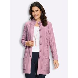 WITT WEIDEN Long-Strickjacke in ros&eacute; | Gr.: 44
