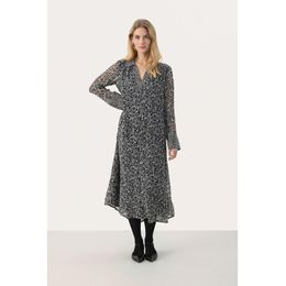 PART TWO Kleid PriscilaPW Relaxed fit in Dark Navy Mini Flower | Gr.: 38