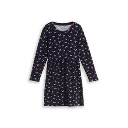 Tom Tailor M&auml;dchen Jerseykleid, bunt, Gr. 104, Obermaterial: 95% Baumwolle, 5% Elasthan, Kleider