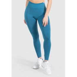 Smilodox Leggings Seamless Amaze Pro in Petrol | Gr.: XS