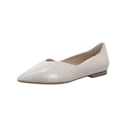 Caprice Klassische Ballerina in silber | Gr.: 37