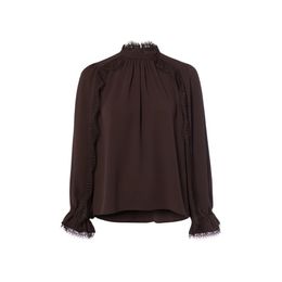 Marc Cain COLLECTIONS Blusenshirt in schoko - 0002 | Gr.: 36