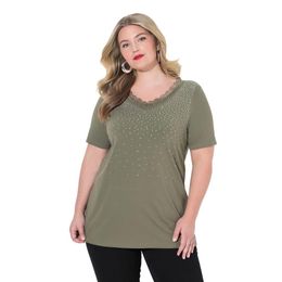 MIAMODA Shirt in schilfgr&uuml;n | Gr.: 54