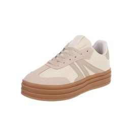 Ital-Design Freizeitschuh in Beige | Gr.: 41