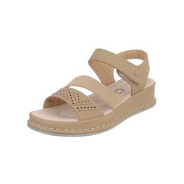 Ital-Design Sandale & Sandalette in Hellbraun | Gr.: 36