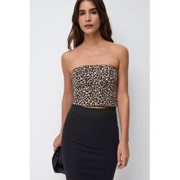 NO MATTER WHAT Crop Top in Braun | Gr.: S