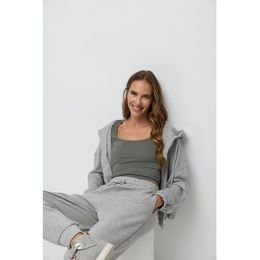 NO MATTER WHAT Crop Top in Khaki | Gr.: M