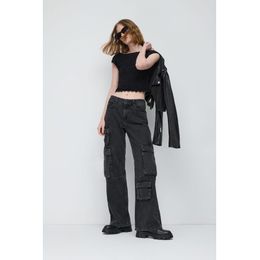 NO MATTER WHAT Crop Top in Schwarz | Gr.: L