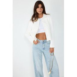 NO MATTER WHAT Crop Top in Wei&szlig; | Gr.: XL