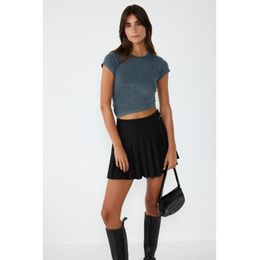 NO MATTER WHAT Crop Top in Anthracite | Gr.: L