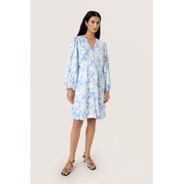 Soaked in Luxury Kleid SLBecca Gerade Passform in Vista Blue Floral Print | Gr.: M