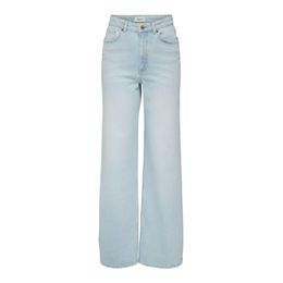 Only Jeans mit weitem Bein in Light Blue Bleached Denim | Gr.: W33/L32