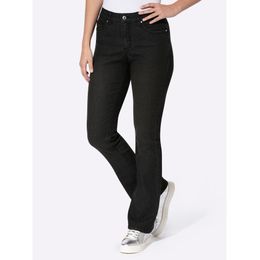 Sieh an! Bootcut-Jeans in graphit-denim | Gr.: 20