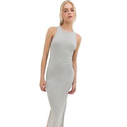 NO MATTER WHAT Kleid in Graue Melange | Gr.: S
