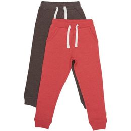 Minymo Kinder Sweat Pants "Basic 37 Sweat Pant (2-Pack)" in Rot | Gr.: 152