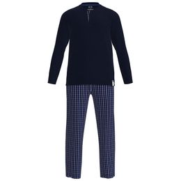 Ceceba Pyjama Granada in blau-dunkel-Karo | Gr.: XXL