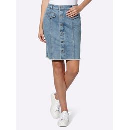 Heine Jeans-Rock in blue-bleached | Gr.: 50