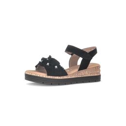 Gabor Plateau Sandalen in schwarz | Gr.: 42-dot-5
