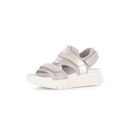 Gabor Plateau Sandalen in grau | Gr.: 40