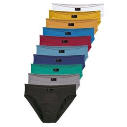 Le Jogger, Slip (10 St&uuml;ck), in sch&ouml;nem Farbmix oder nur einfarbig in blau, gelb, gr&uuml;n, wei&szlig;, schwarz | Gr.: 8