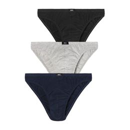 H.I.S. H.I.S Slip in marine, grau-meliert, schwarz | Gr.: XL