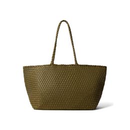 L37 Handmade Shoes Shopper 'SUMMER AFFAIR' Damen Gr&ouml;&szlig;e 56 cm x 41 cm x 24cm oliv