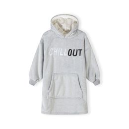 MINOTI Sweatshirt Jungen Gr&ouml;&szlig;e 134/140 grau / schwarz / wei&szlig;