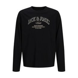 Jack & Jones JACK & JONES Junior Langarm-T-Shirt in Black | Gr.: 140