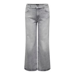 Only Carmakoma Jeans mit weitem Bein in Grey Denim | Gr.: W46/L32