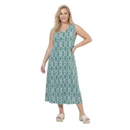 Ulla Popken Kleid in dunkel eukalyptus | Gr.: 42-44
