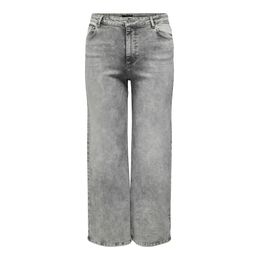 Only Carmakoma Jeans mit weitem Bein in Grey Denim | Gr.: W42/L30