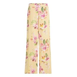 Vera Mont Marlene-Hose mit Blumenprint in Yellow/Ros&eacute; | Gr.: 34