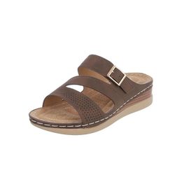 Ital-Design Sandale & Sandalette in Braun | Gr.: 37