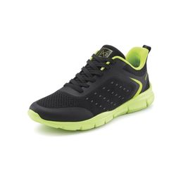 John Devin Sneaker in schwarz/gelb | Gr.: 42