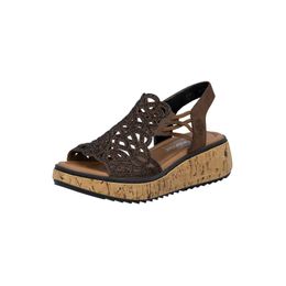 Rieker Plateau Sandaletten in Braun | Gr.: 39