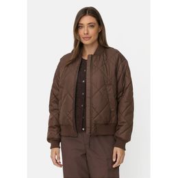 Camel Active Oversize Bomberjacke mit bedrucktem Futter in Braun | Gr.: 42