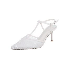 Ital-Design High Heel in Wei&szlig; | Gr.: 36
