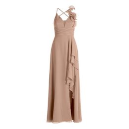 Vera Mont Chiffonkleid mit Volant in Soft Rouge | Gr.: 34
