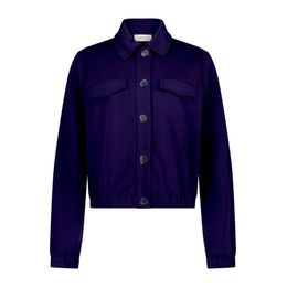 Cartoon Casual-Jacke mit aufgesetzten Taschen in Dunkelblau | Gr.: 44