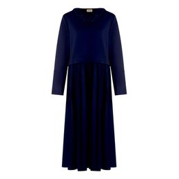 Cartoon Casual-Kleid mit Kapuze in Dunkelblau | Gr.: 38