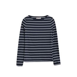 Polo Club Langarmshirt MARIOLE in Marine-Wei&szlig; | Gr.: S
