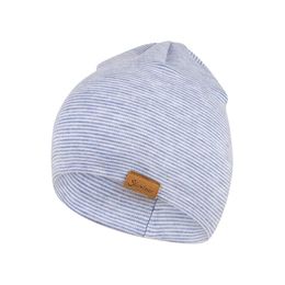 Sterntaler Beanie Streifen in samtblau | Gr.: 43 cm
