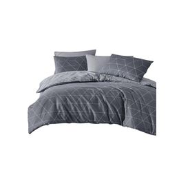Traumschlaf Bettw&auml;sche West in grey | Gr.: 135 x 200 + 80 x 80 cm