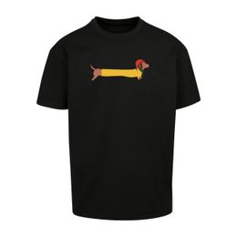 Merchcode Herren T-Shirt "Merchcode Christmas Dog Tee", schwarz, Gr. L, bedruckt, 100% Baumwolle, Shirts